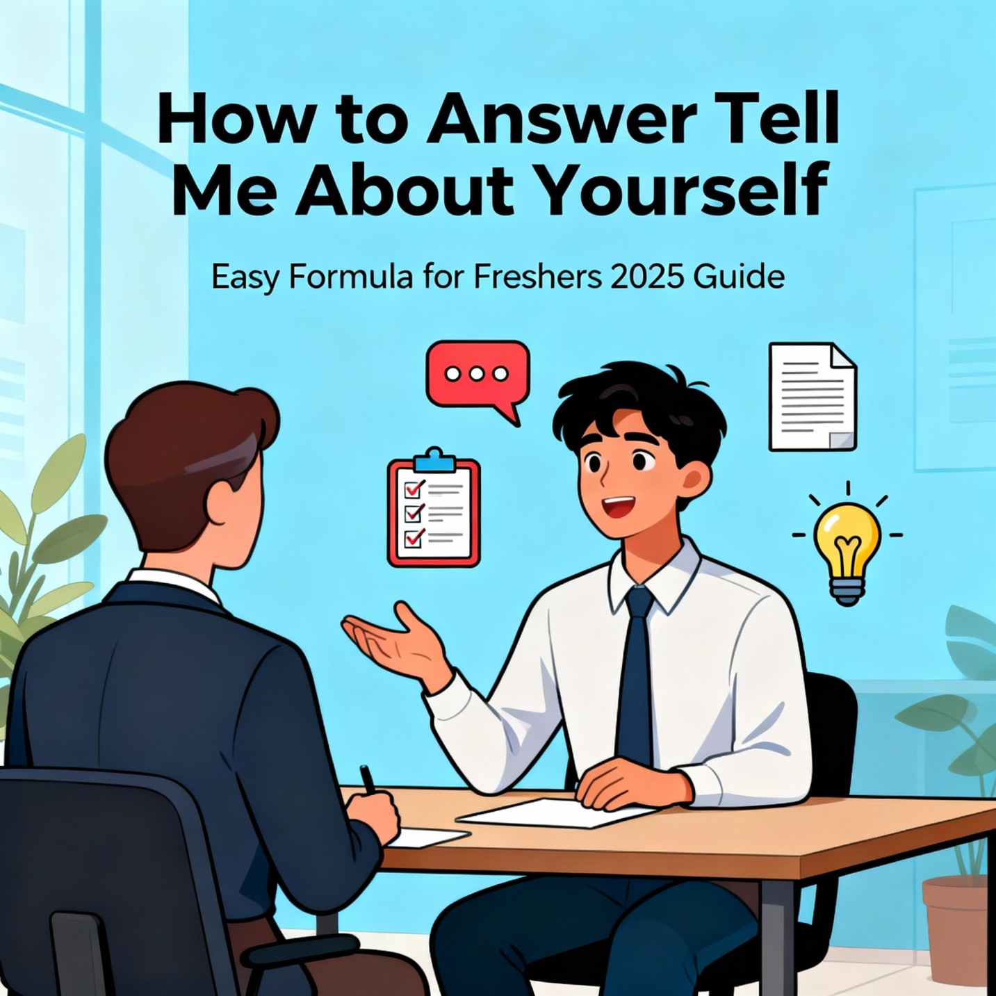 How to Answer “Tell Me About Yourself” – Easy Formula for Freshers ...