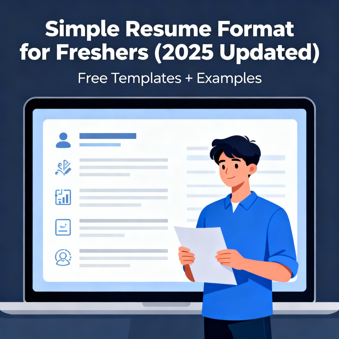 Simple Resume Format For Freshers 2025 Updated Free Templates